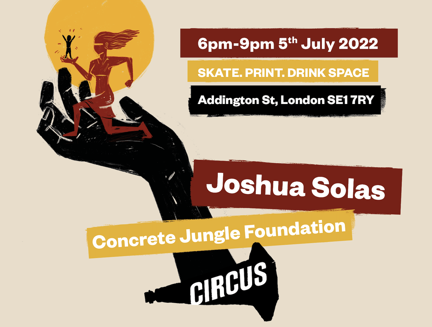 JOSHUA SOLAS X CONCRETE JUNGLE FOUNDATION X CIRCUS - Vague